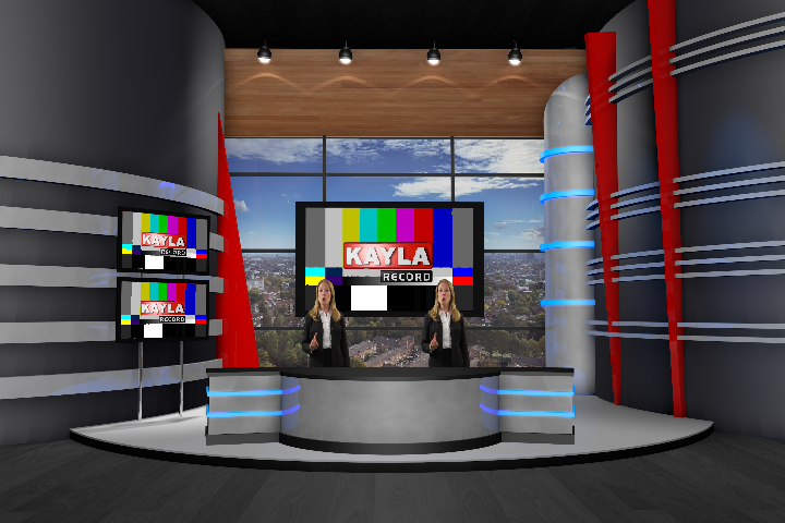 VMIX VIRTUAL SET 1 - 3 CAMERA - 2 TALENT – konovaphoto